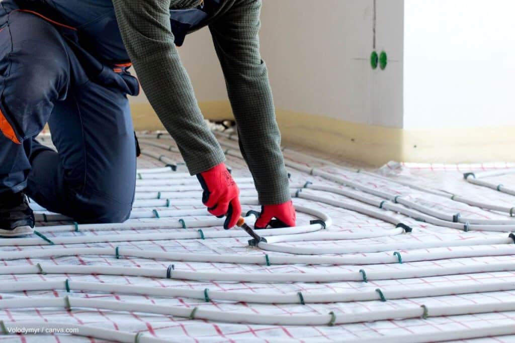 Fliesen auf Fußbodenheizung | Krüger Hannover